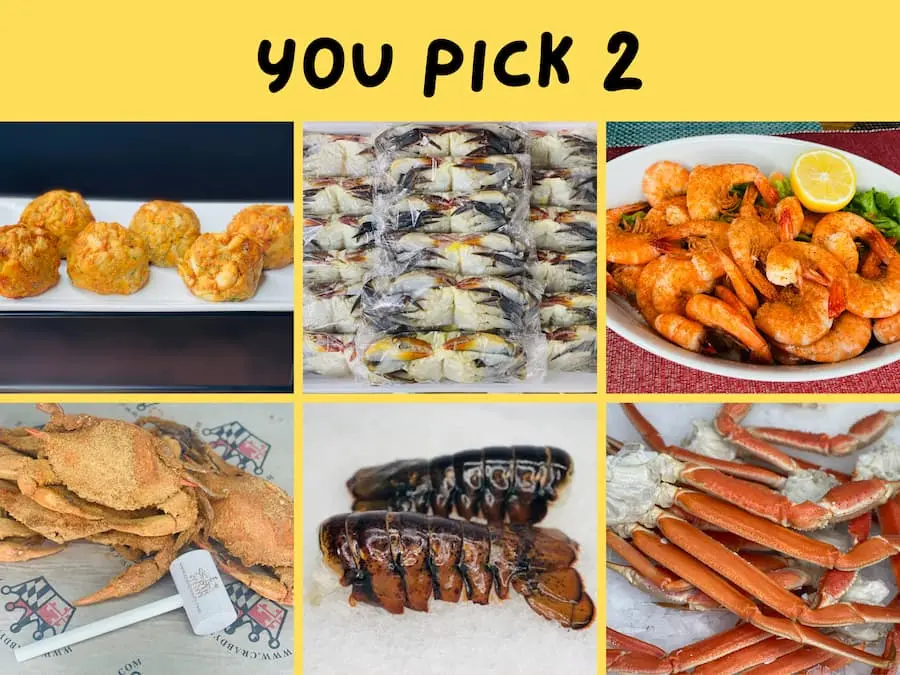 $100 Seafood Box | You Pick 2 | Crab Dynasty