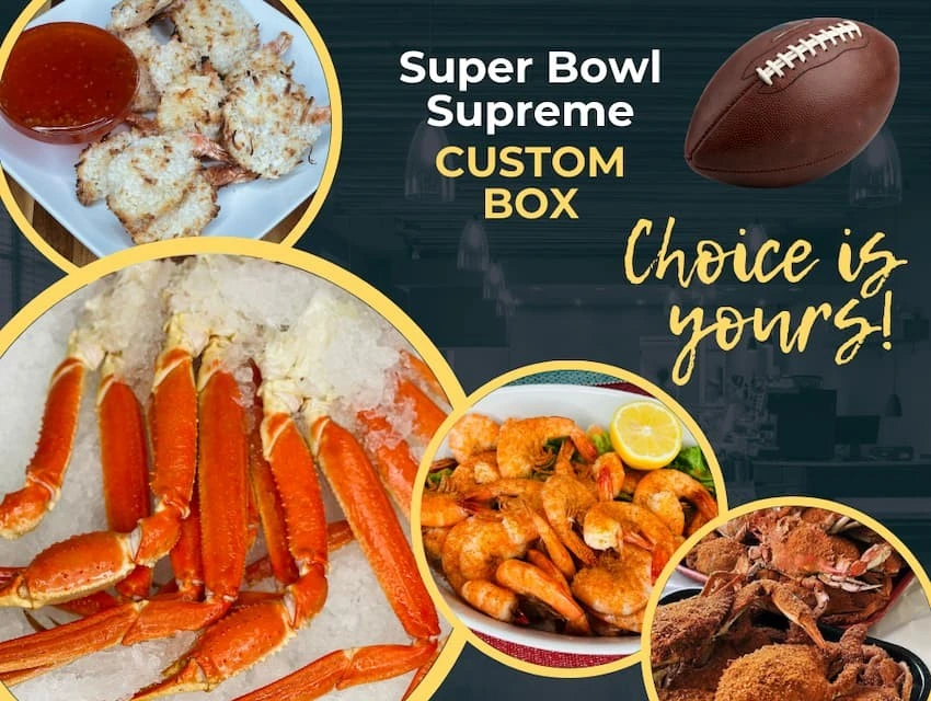 Build Your Own Seafood Box | Super Bowl Supreme Box